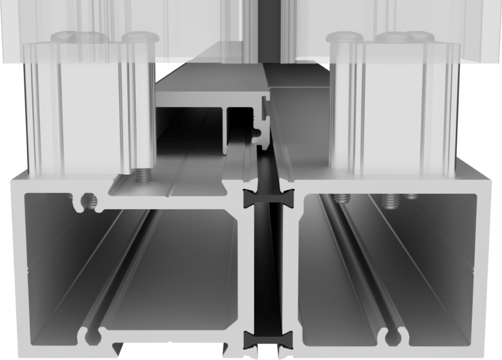 4 ½” Interior Storefront System - Cross Aluminum