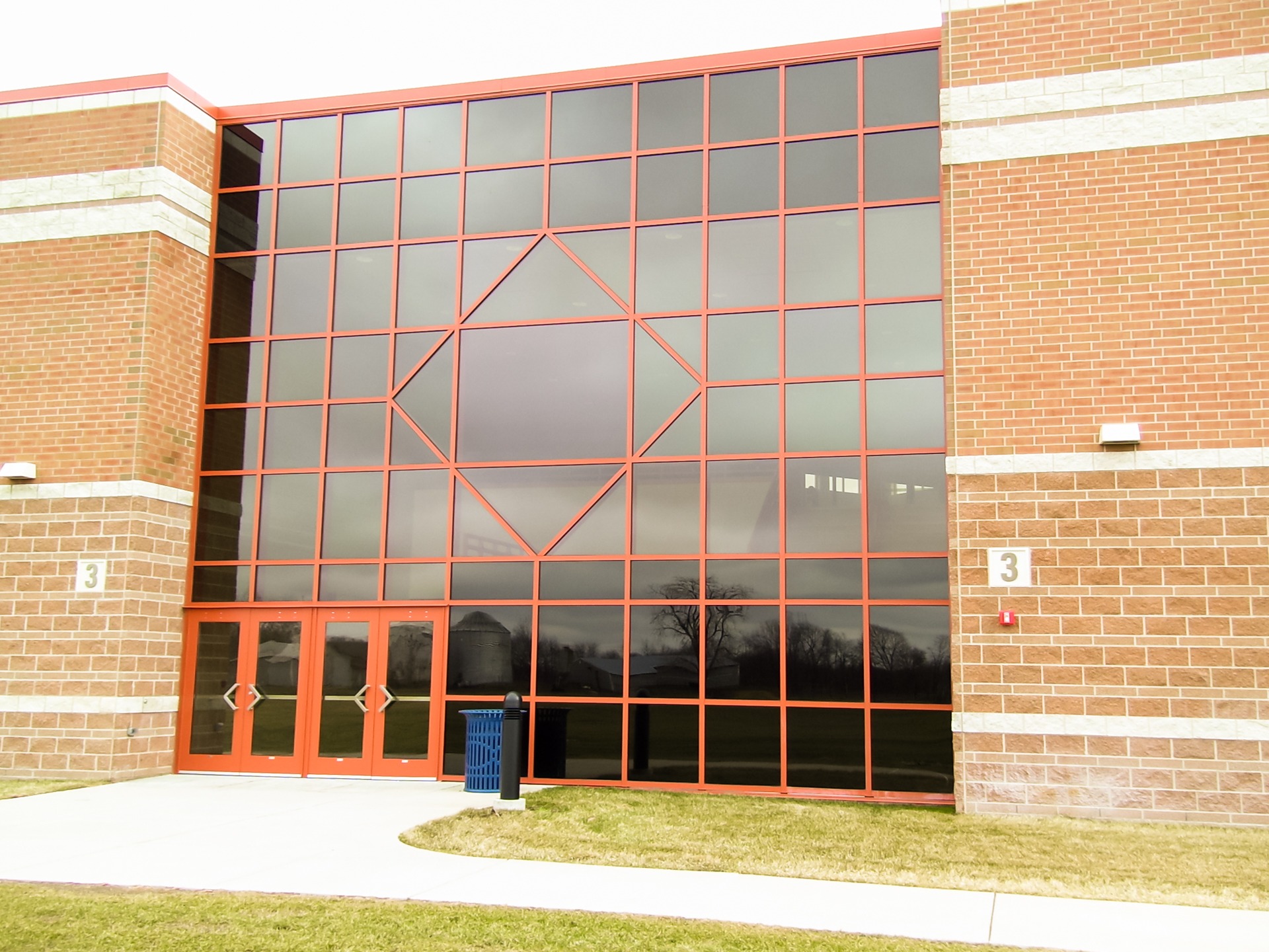 2 ½” Face Aluminum Curtain Wall Framing Systems - Cross Aluminum