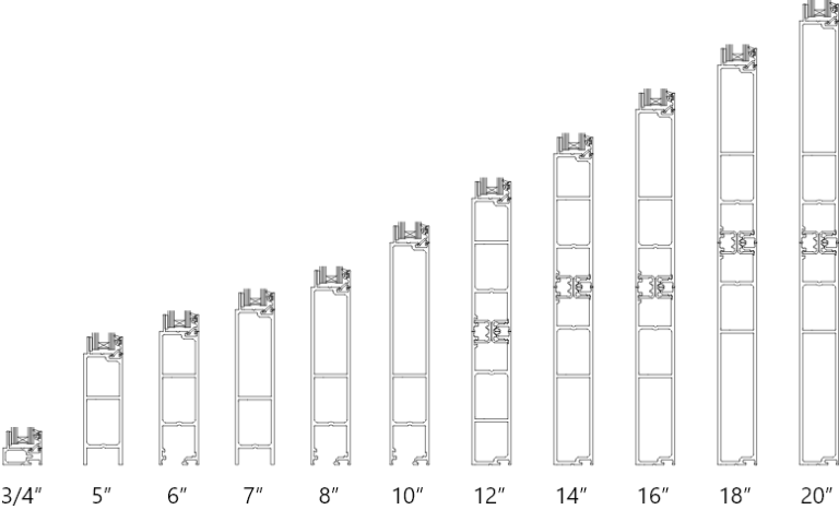 WST-500 Thermal Commercial Storefront Doors - Cross Aluminum