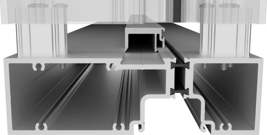 6 ½” Thermal Commercial Storefront Windows System - Cross Aluminum